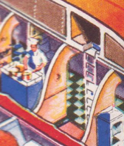 Closeup of Flying Boat (Generic) Cutaway, 1935 – Invisible Themepark