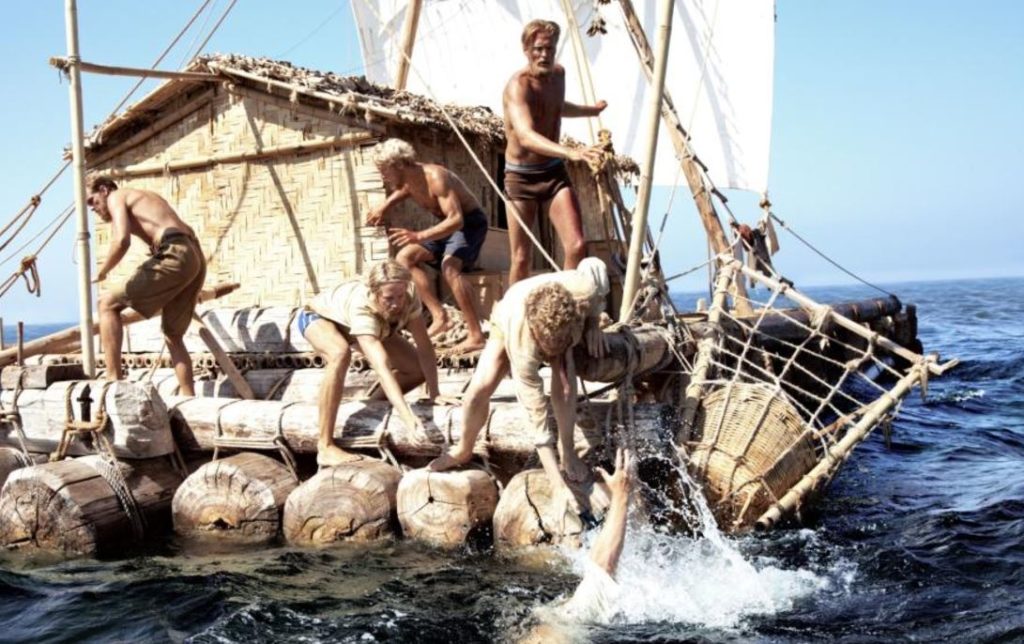 Kon-Tiki Crew on Boat – Invisible Themepark