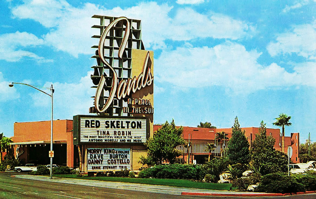 Sands Hotel and Casino Sign in Las Vegas Was Mid-Century Perfection ...